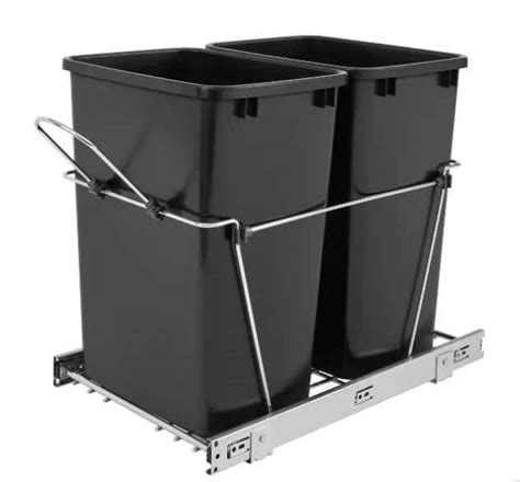 My Review Of The Rev A Shelf Double Pull Out Trash Can Making Home Pretty