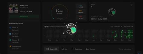 Anas Afaq On Linkedin Leetcode Consistency Dsa Codingjourney Problemsolving