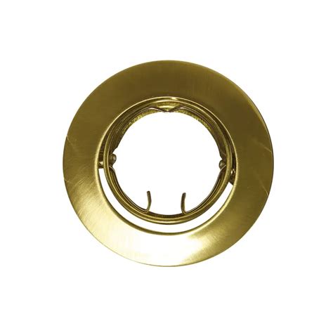 Луна за вграждане Bs3259gm 64mm кръгла подвижна злато мат Aca Light