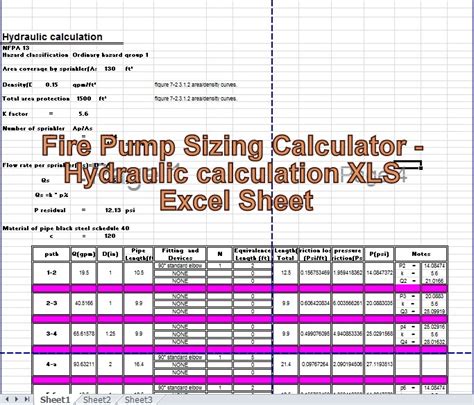 Pump Design Calculations Excel At Alyssa Wales Blog