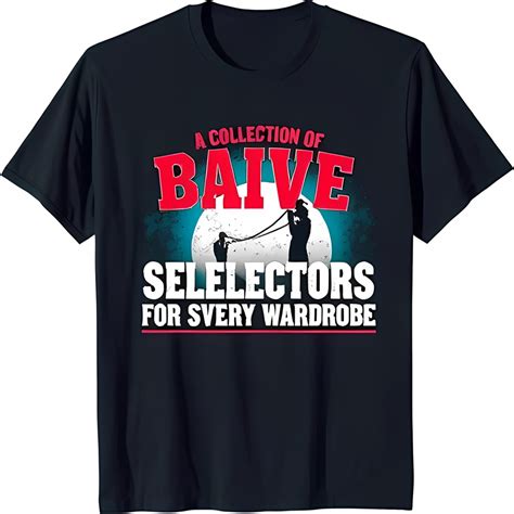 Stylish Black T Shirt With Bold Graphic Design A Collection Of Baive Selectors For Every