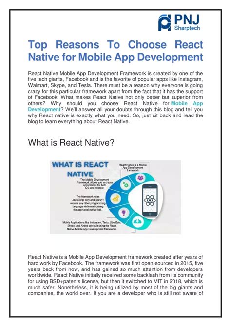 Ppt Top Reasons To Choose React Native For Mobile App Development
