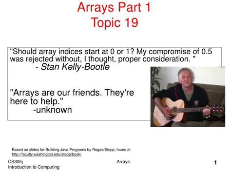 Ppt Arrays Part 1 Topic 19 Powerpoint Presentation Free Download