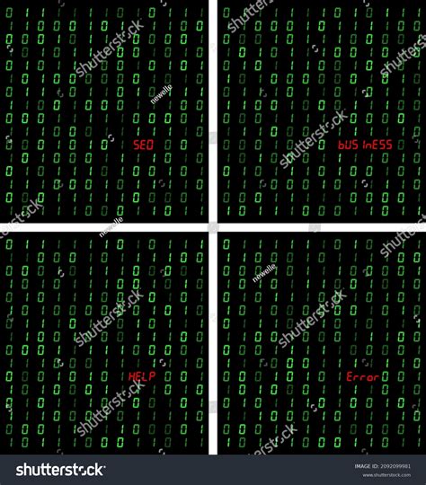 Stream Binary Code Computer 01 Background Stock Vector Royalty Free 2092099981 Shutterstock