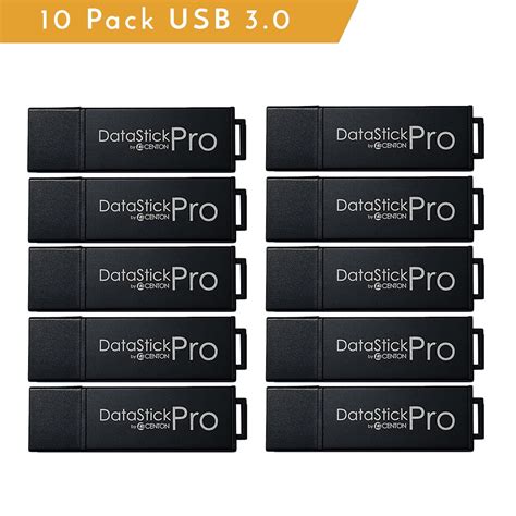 Centon Valuepack Usb 3 0 Datastick Pro Black 64gb 10 Pack