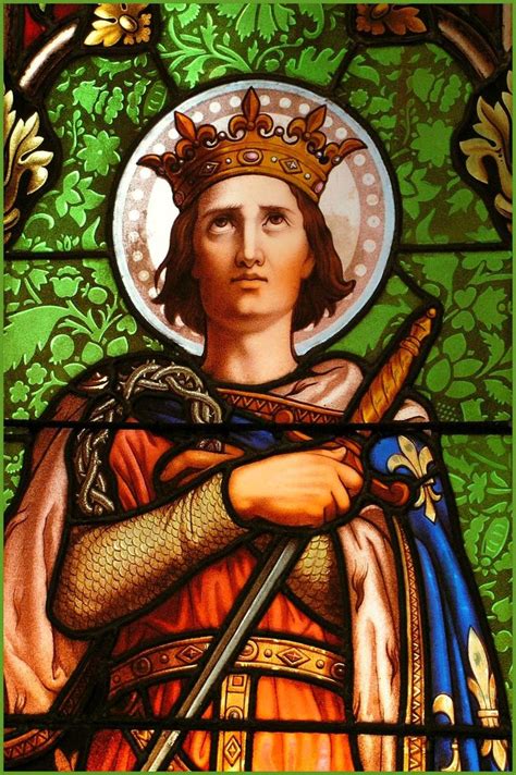 San Luis Ix Rey Francia Louis Ix Of France Ilustrações Históricas