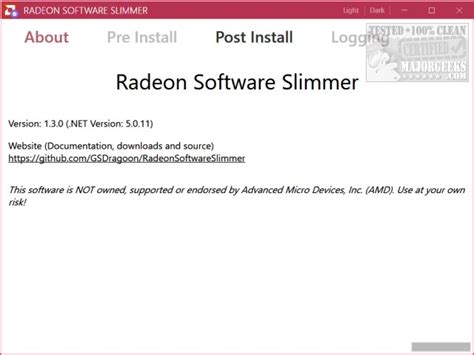 Download Radeon Software Slimmer Majorgeeks