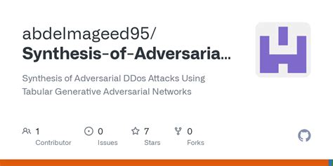 github abdelmageed95 synthesis of adversarial ddos attacks using