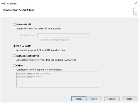 Zoho Workplace วิธี Add Account บน Outlook Type Imap Manual Th