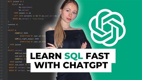 Sql Tutorial For Beginners With Chatgpt Learn Sql For Free Sql