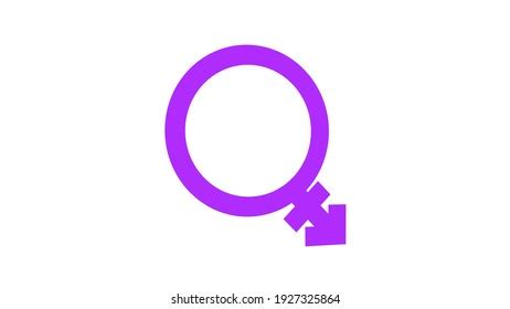 Male Female Transgender Sex Symbol Rotating ภาพประกอบสตอก Shutterstock