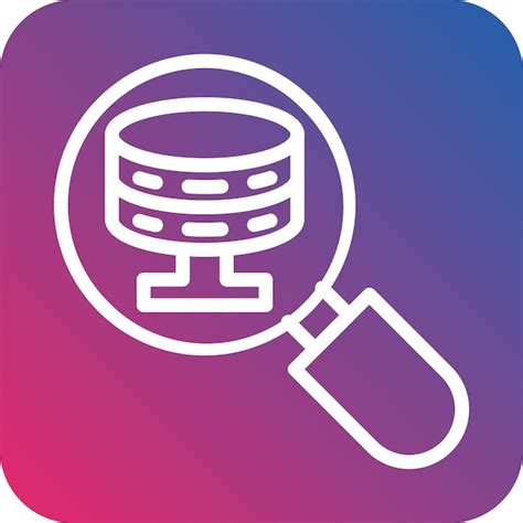 Premium Vector Vector Design Search Database Icon Style