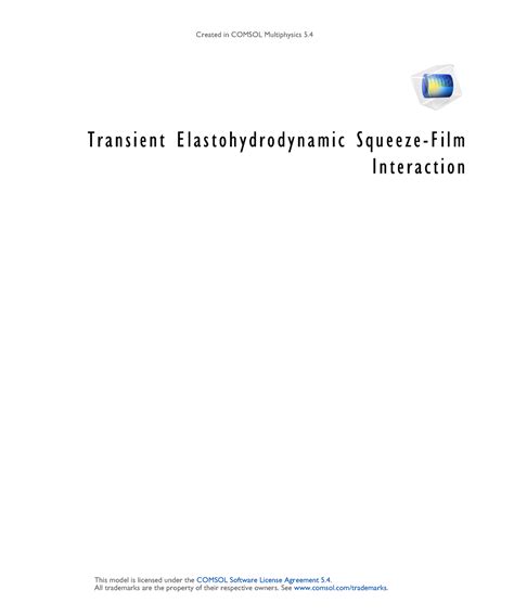 Finite Elements Analysis Tutorial Composite Materials Thermal Barrier Models Elasto Hydrodynamic