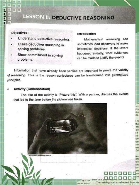 Chapter 3 Lesson 2 Deductive Reasoning Pdf