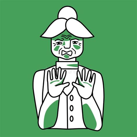 Bad Mood Old Woman Stock Illustrations 71 Bad Mood Old Woman Stock