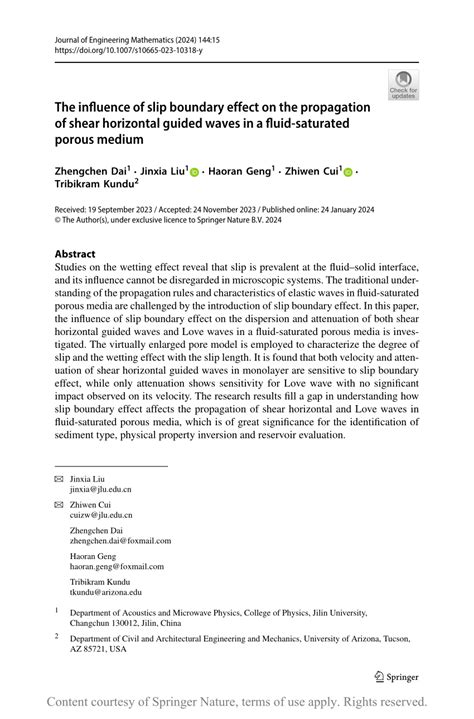 The Influence Of Slip Boundary Effect On The Propagation Of Shear Horizontal Guided Waves In A