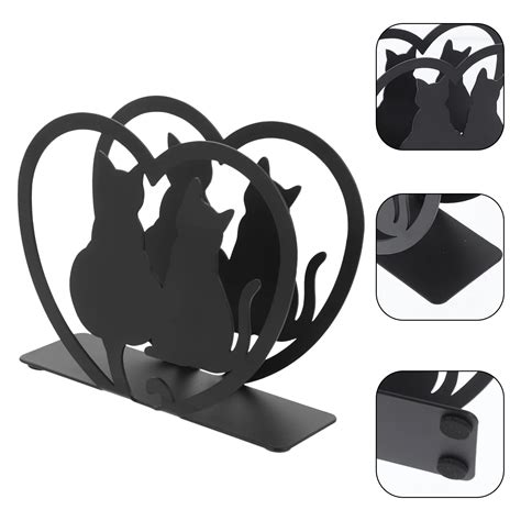 Металлический держатель для салфеток черный кот | AliExpress