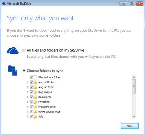 microsoft adds selective sync to skydrive cloud storage pcworld