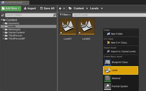 Cinematic Level Visibility Track In Unreal Engine Unreal Engine 54 Documentation Epic