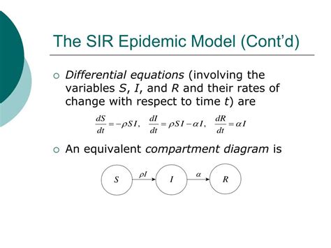 Ppt Susceptible Infected Recovered The Sir Model Of An Epidemic Powerpoint Presentation