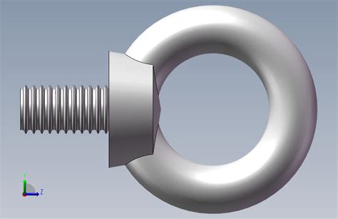 M16吊环solidworks 2022模型图纸免费下载 懒石网