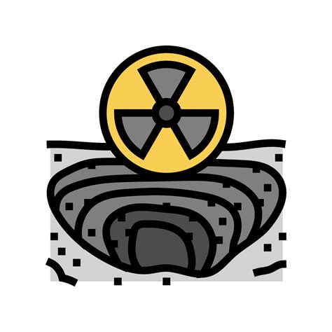 Uranium Mining Nuclear Energy Color Icon Vector Illustration 35559707 Vector Art At Vecteezy