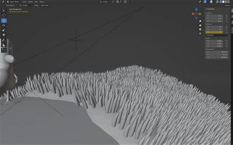 Animation Particle System Grass On Animated Object Blender Stack