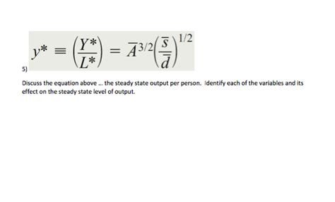 Solved Y Y L A 3 2 S D 1 2 Discuss The Equation Chegg Com