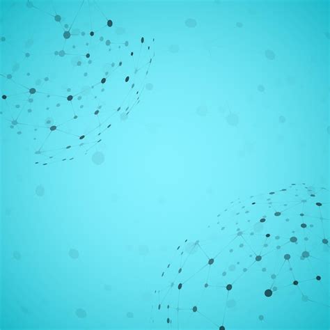 Premium Vector Molecular Structure Network Connection