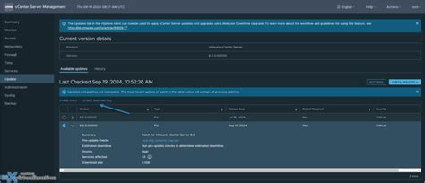Upgrade Your VMware VCSA To The Latest VCSA U B Latest Security Patches And Bug Fixes ESX