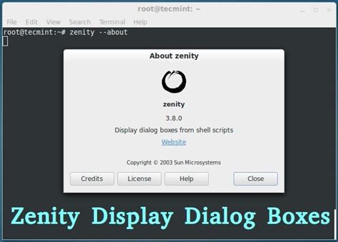 Zenity Creates Graphical Gtk Dialog Boxes In Command Line And Shell Scripts