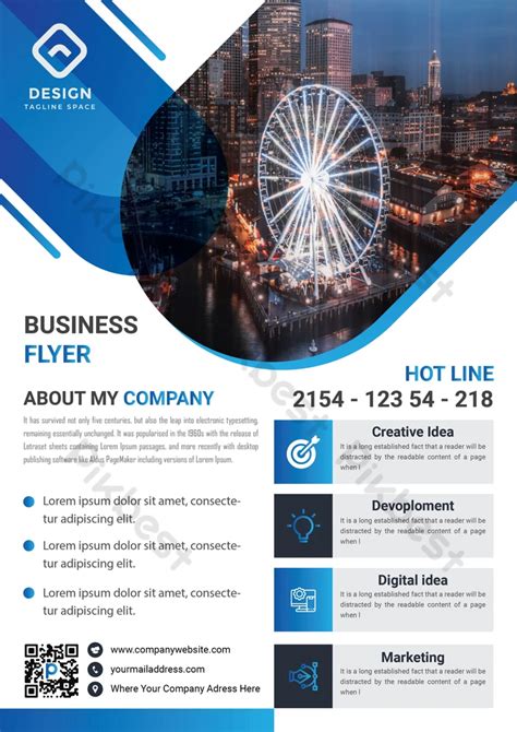 크리 에이 티브 현대 전문 전문 독특한 기업 비즈니스 전단지 디자인 템플릿 Ai Png Ai 무료 다운로드 Pikbest