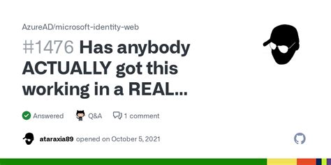 Has Anybody Actually Got This Working In A Real Blazor Server App · Azuread Microsoft Identity