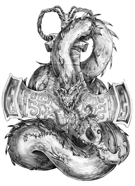 Norse Mythology Jormungandr Tattoo
