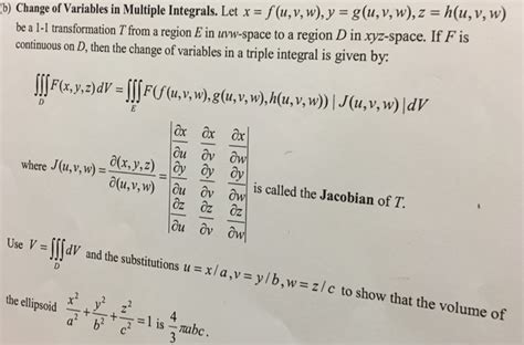 Solved Let X F U V W Y G U V W Z H U V W Be A 1 1 Chegg Com