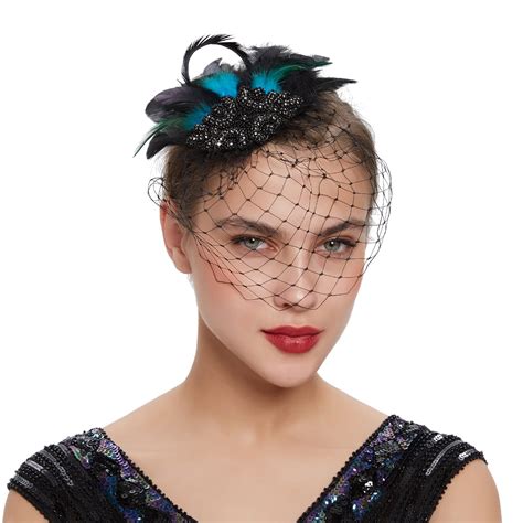 Latimoon 1920s Flapper Headband Roaring 20s Great Gatsby