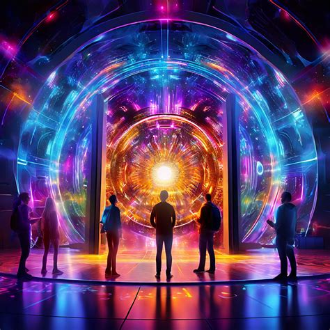 Quantum Computing Depicted As A Vault Of Kaleidoscopic Doors By Han