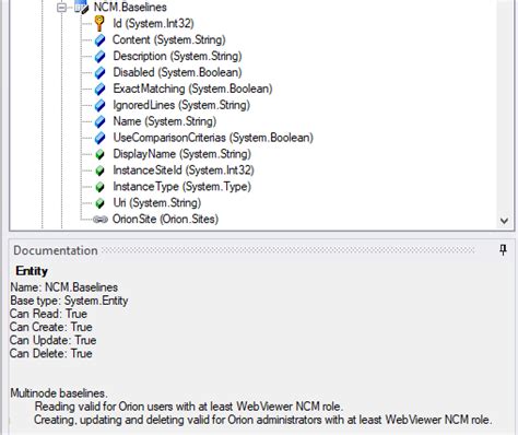 Parameters For Entity Type Solarwinds Sdk The Solarwinds Platform Thwack