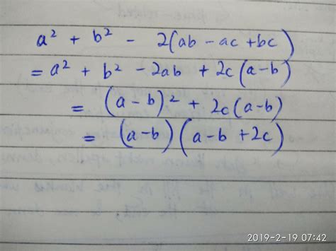 √無料でダウンロード！ Factorise A2 B2 2 Ab Bc Ca 957698 Factorise A2 B2 2 Ab Ac Bc