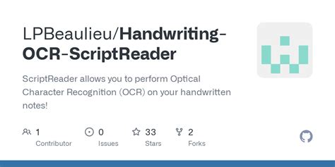 Handwriting OCR ScriptReader README Md At Main LPBeaulieu Handwriting OCR ScriptReader GitHub