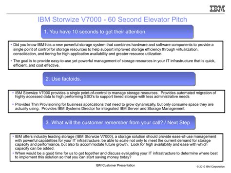 IBM Storwize V Customer Presentation