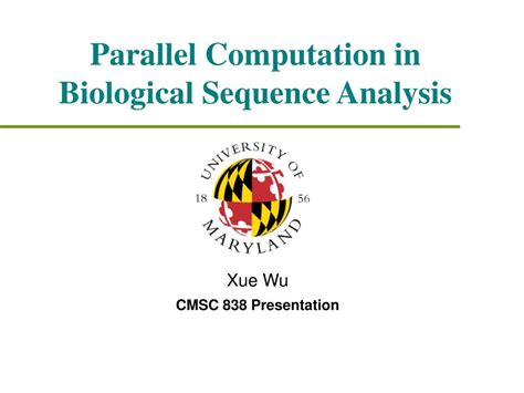 Ppt Parallel Computation In Biological Sequence Analysis Powerpoint