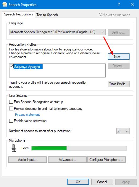 Speech recognition error windows как исправить