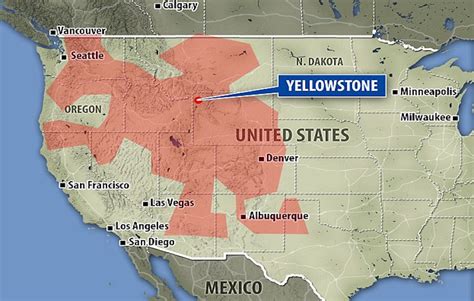 Instant Death Zone Kill Zone Yellowstone Volcano Eruption Map