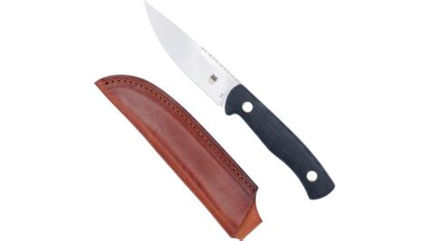 Cobratec Koonsman 4 Fixed Bld Black D2 Wleather Sheath