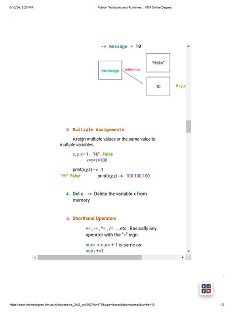 Python Textbooks And Runtimes Iitm Online Degree Pdf Python Programming Language