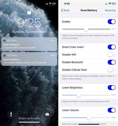 Tweaks You Need To Try SmartBattery ModernBarz Mowgli And More IOS Hacker