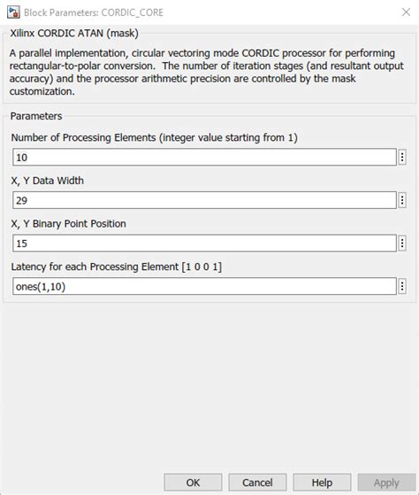 How To Program Correctly The Fft 91 Blocks With Cordic Atan To Obtain