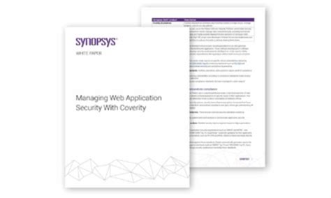 Coverity静态应用安全测试 Synopsys