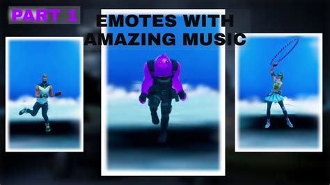 Fortnite Emotes With Amazing Groove Music Youtube